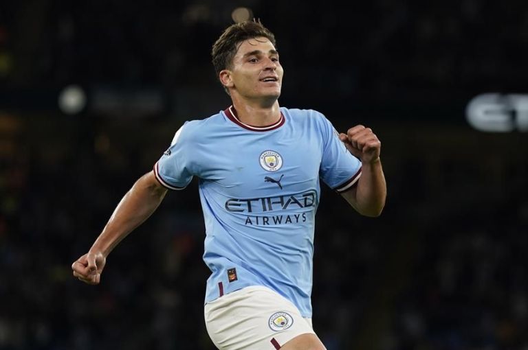 Julián Álvarez Marcó En La Goleada Del Manchester City Al Liverpool
